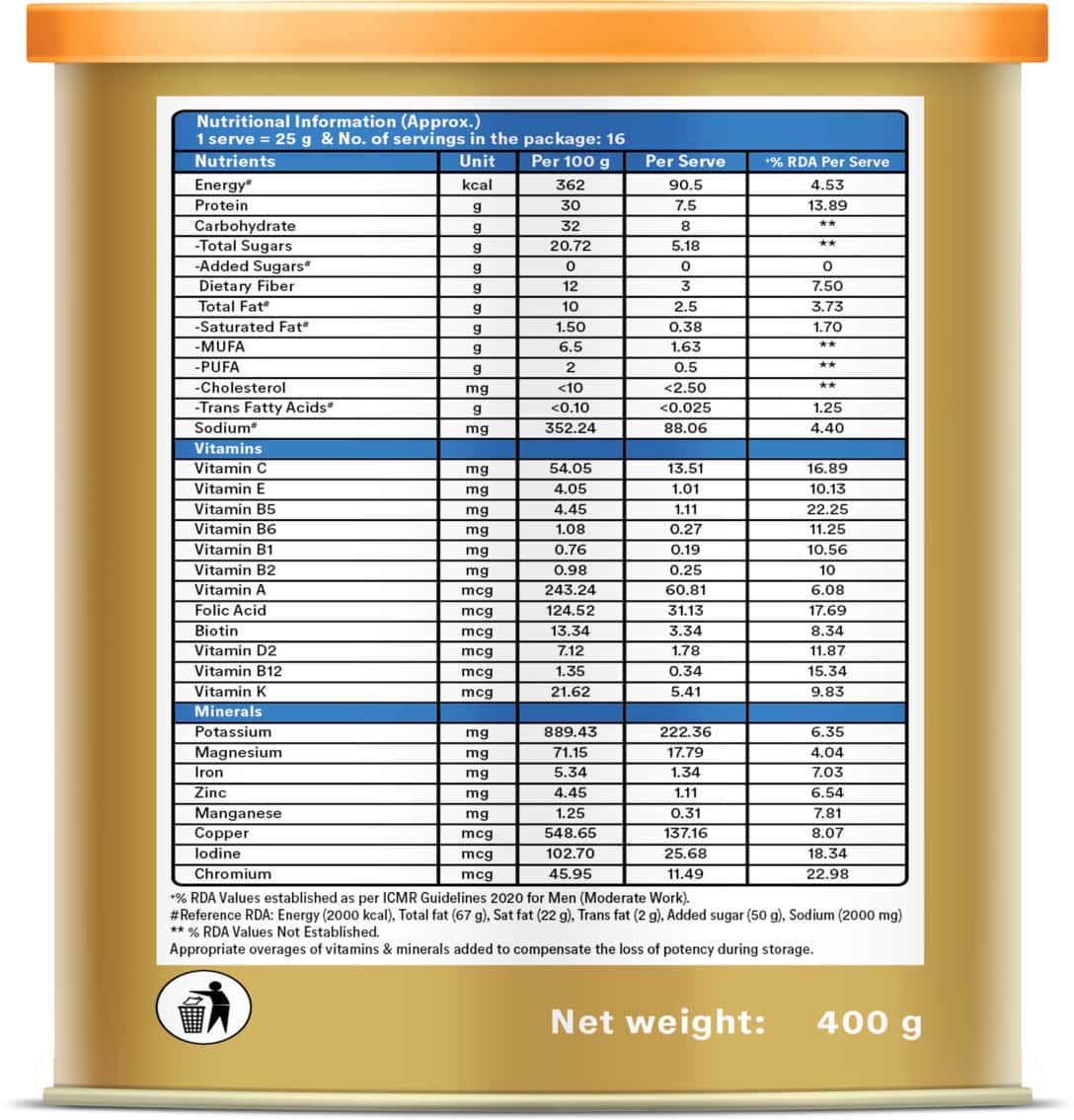 Buy CELEVIDA VANILLA FLAVOUR TIN OF 400GM Online & Get Upto 60% OFF at ...