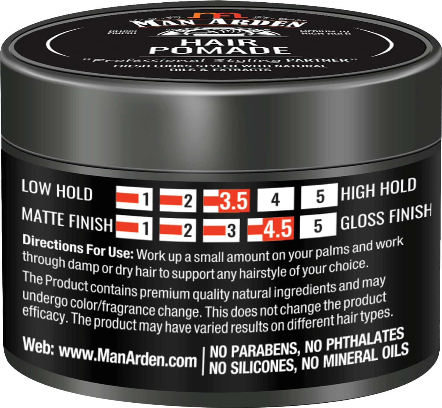 Buy MAN ARDEN HAIR POMADE PROFESSIONAL STYLING FOR GLOSS FINISH MEDIUM ...