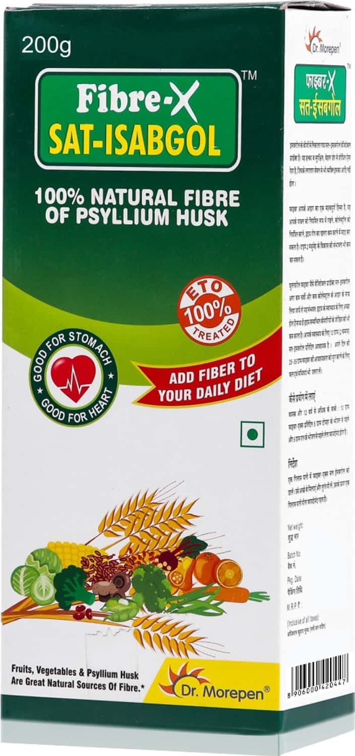 Buy DR. MOREPEN FIBER-X SAT ISABGOL - 200GM Online & Get Upto 60% OFF ...