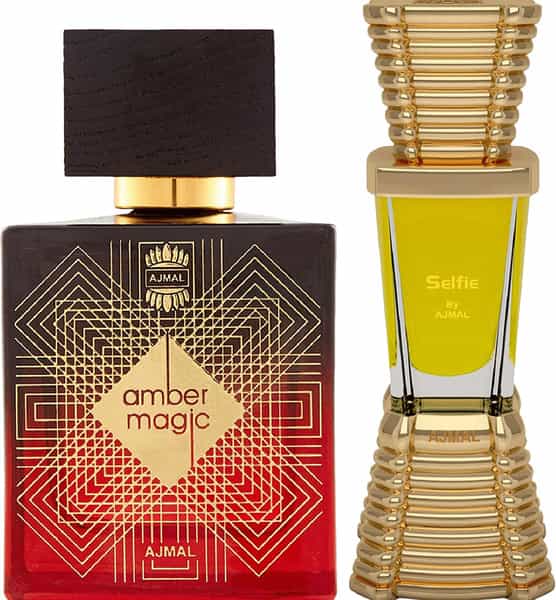 Buy AJMAL AMBER MAGIC EDP 100ML PERFUME FOR MEN AND SELFIE CP OIL ...