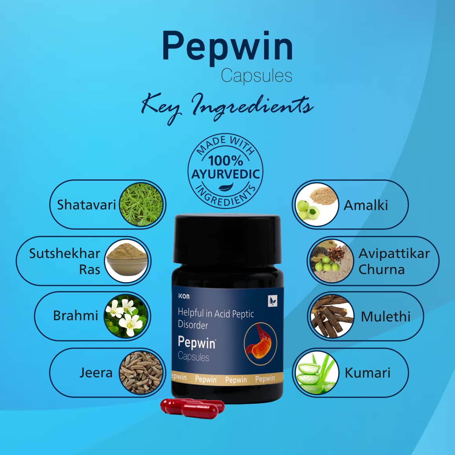 Buy PEPWIN CAPSULES 10 CAPS | FOR GAS & ACIDITY |PACK OF 3 Online & Get ...