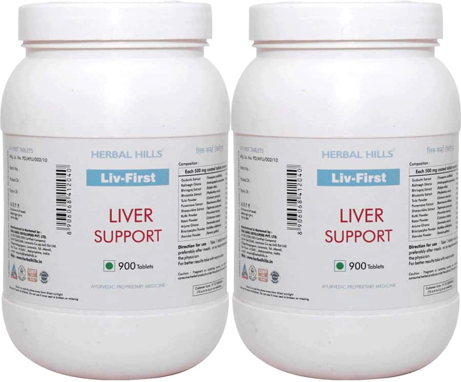 Buy HERBAL HILLS LIV FIRST (VALUE PACK OF 5) 900 TABLETS Online & Get ...