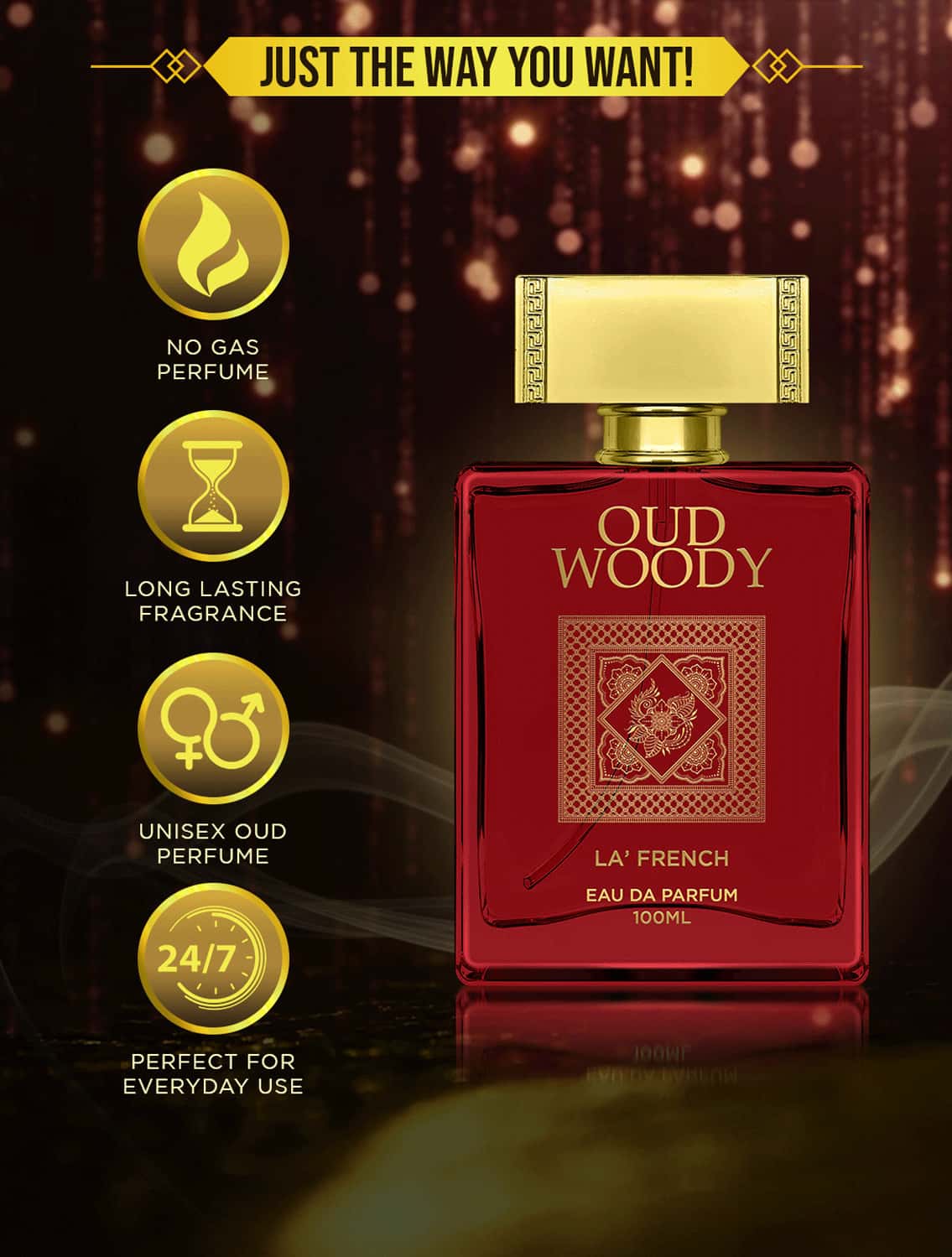 Buy LA FRENCH OUD WOODY EAU DE PERFUME, 100ML Online & Get Upto 60% OFF ...