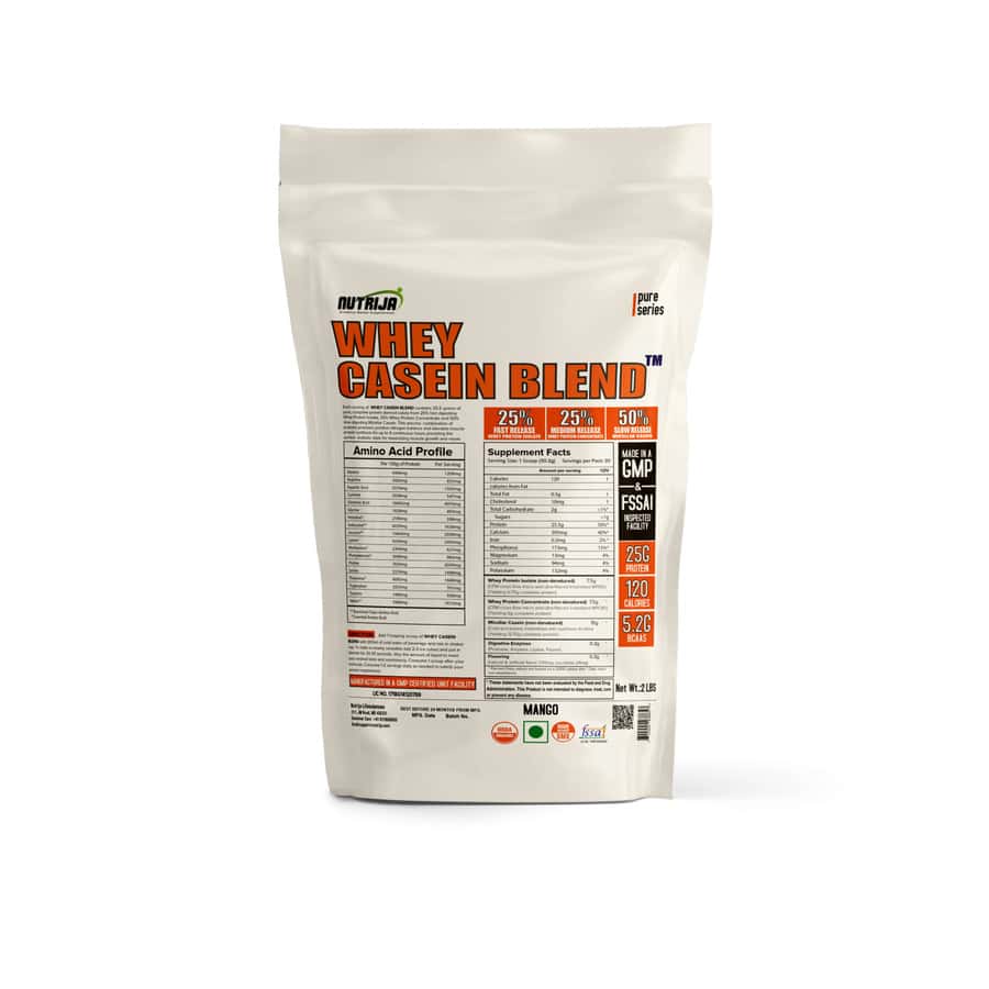 Buy NUTRIJA WHEY CASEIN BLEND- 2 LBS (VANILLA) Online & Get Upto 60% ...