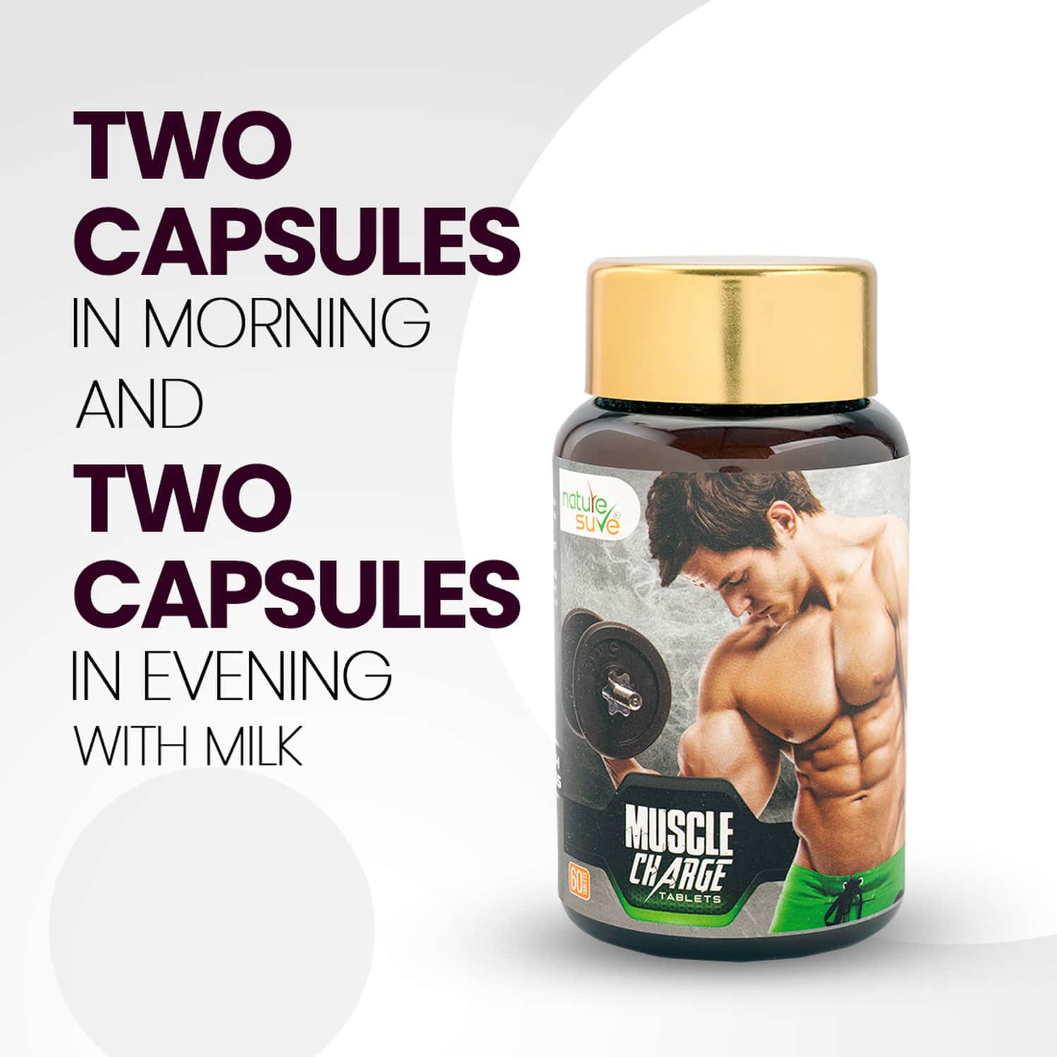Buy NATURE SURE MUSCLE CHARGE TABLETS FOR MEN - 1 PACK (60 TABLETS) Online & Get Upto 60% OFF at ...