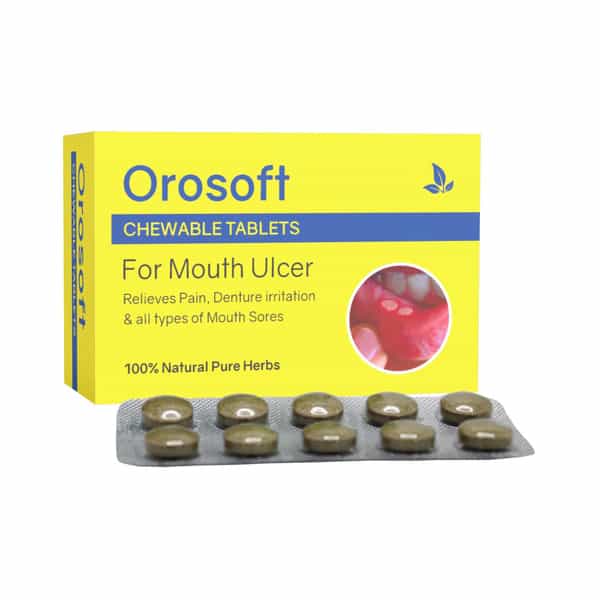 Buy OROSOFT CHEWABLE TABLETS (1 X 10 BLISTER) | REDUCES MOUTH ULCERS ...