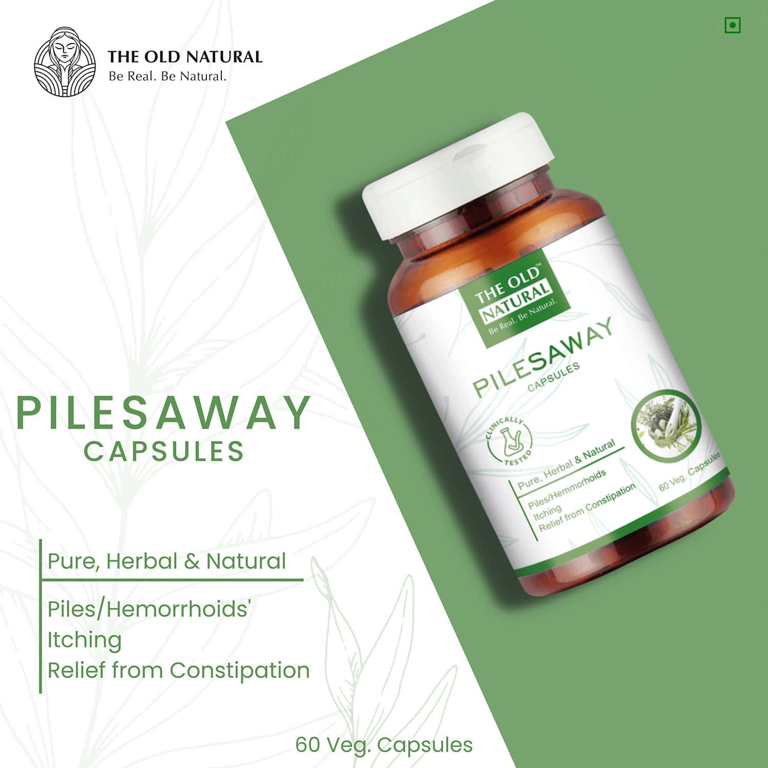Buy THE OLD NATURAL PILESWAY CAPSULE I FOR PILES. FISTULA & RECTUM I ...
