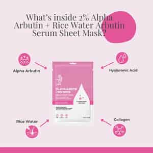 Buy BAKE 2% ALPHA ARBUTIN SHEET MASK WITH RICE WATER FOR BRIGHT | EVEN ...