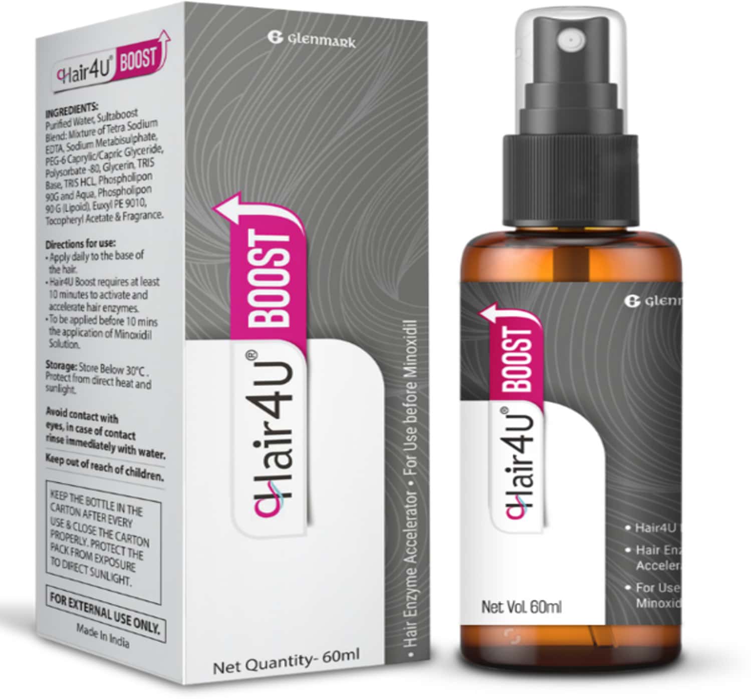 Buy HAIR4U BOOST BOTTLE OF 60ML SOLUTION Online & Get Upto 60% OFF at ...