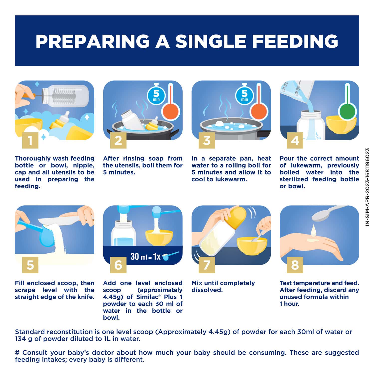 Buy SIMILAC PLUS INFANT FORMULA WITH ADDED DHA & VITAMIN E STAGE 1 ...