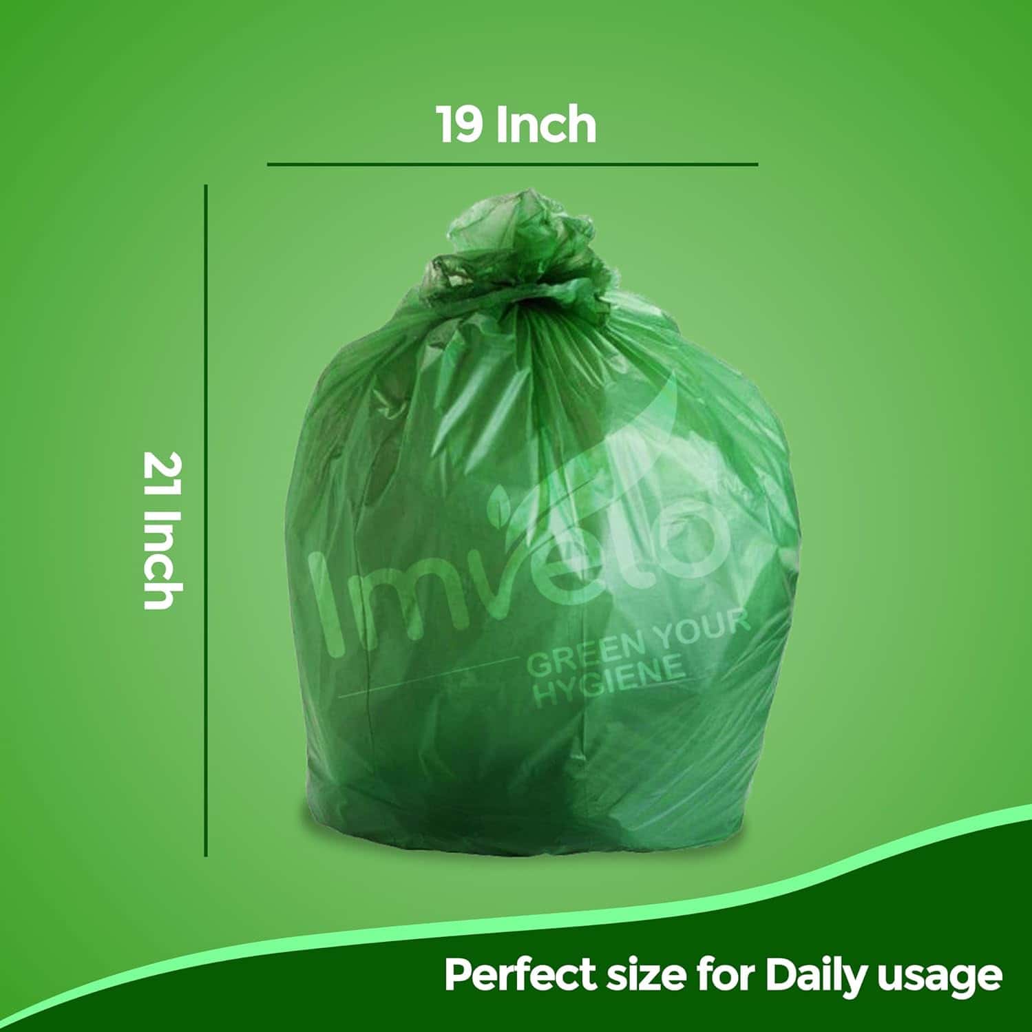 Buy IMVELO OXO BIODEGRADABLE GARBAGE BAGS MEDIUM SIZE | 30 BAGS/ROLL ...