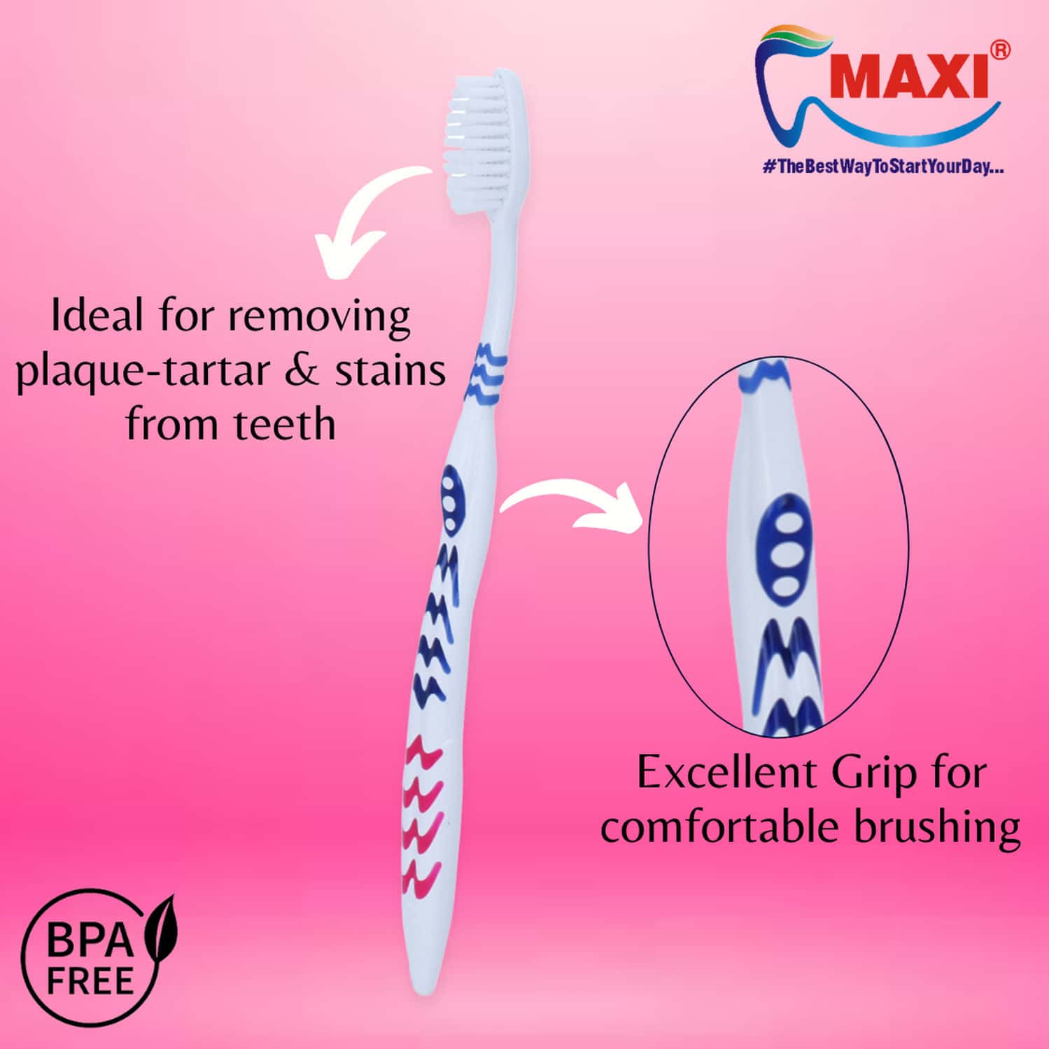 Buy MAXI MANGO HARD TOOTHBRUSH (PACK OF 12) Online & Get Upto 60% OFF ...