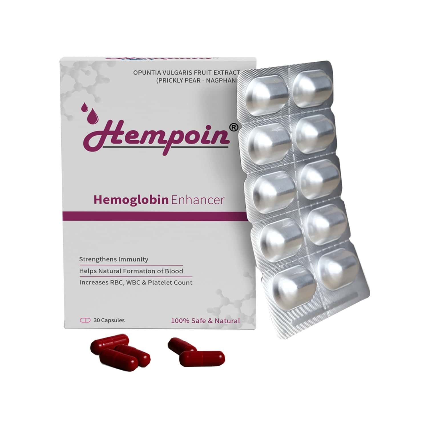 Buy HEMPOIN HEMOGLOBIN ENHANCER - 30 CAPSULES Online & Get Upto 60% OFF ...