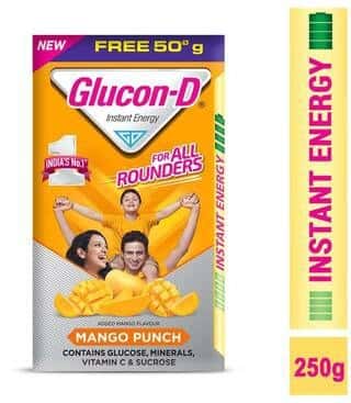 Buy Glucon D Mango Instant Energy Powder Box Of 250 G Online at Flat 18 ...