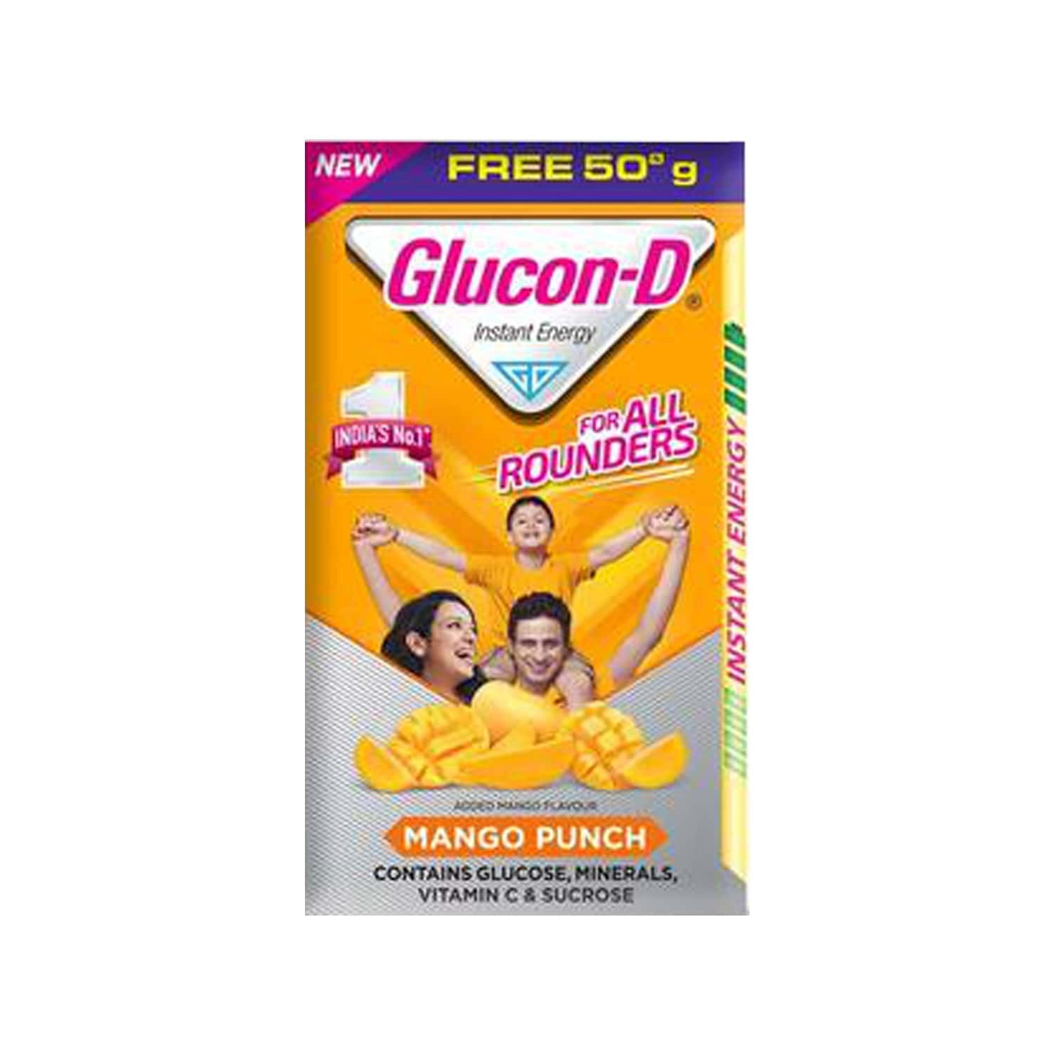 Buy GLUCON D MANGO INSTANT ENERGY POWDER BOX OF 250 G Online & Get Upto ...