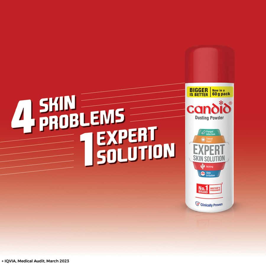 Buy CANDID DUSTING POWDER | ANTI PERSPIRANT | ANTI FUNGAL | BOTTLE ...