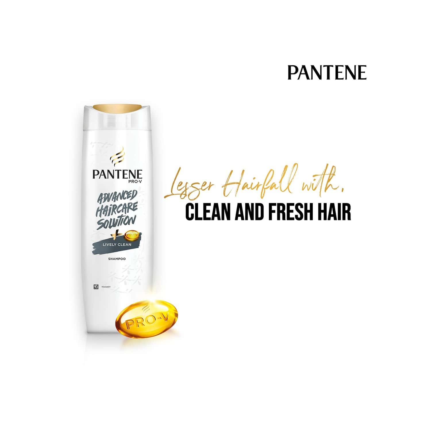 Buy Pantene Advanced Hair Care Solution Lively Clean Shampoo - 400ml ...