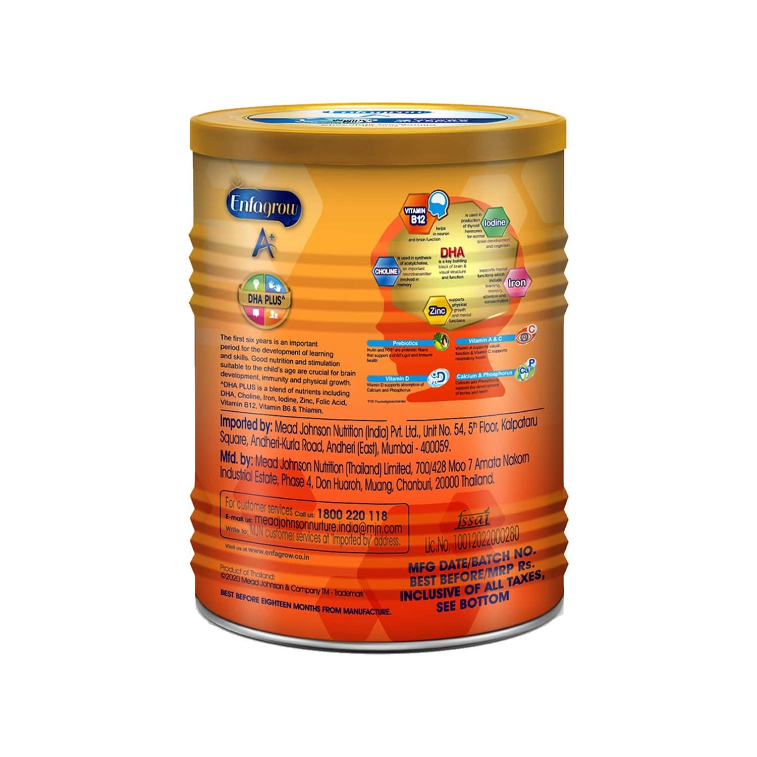 Buy Enfagrow A+ Nutritional Milk Powder Health Drink For Children ( 3 ...