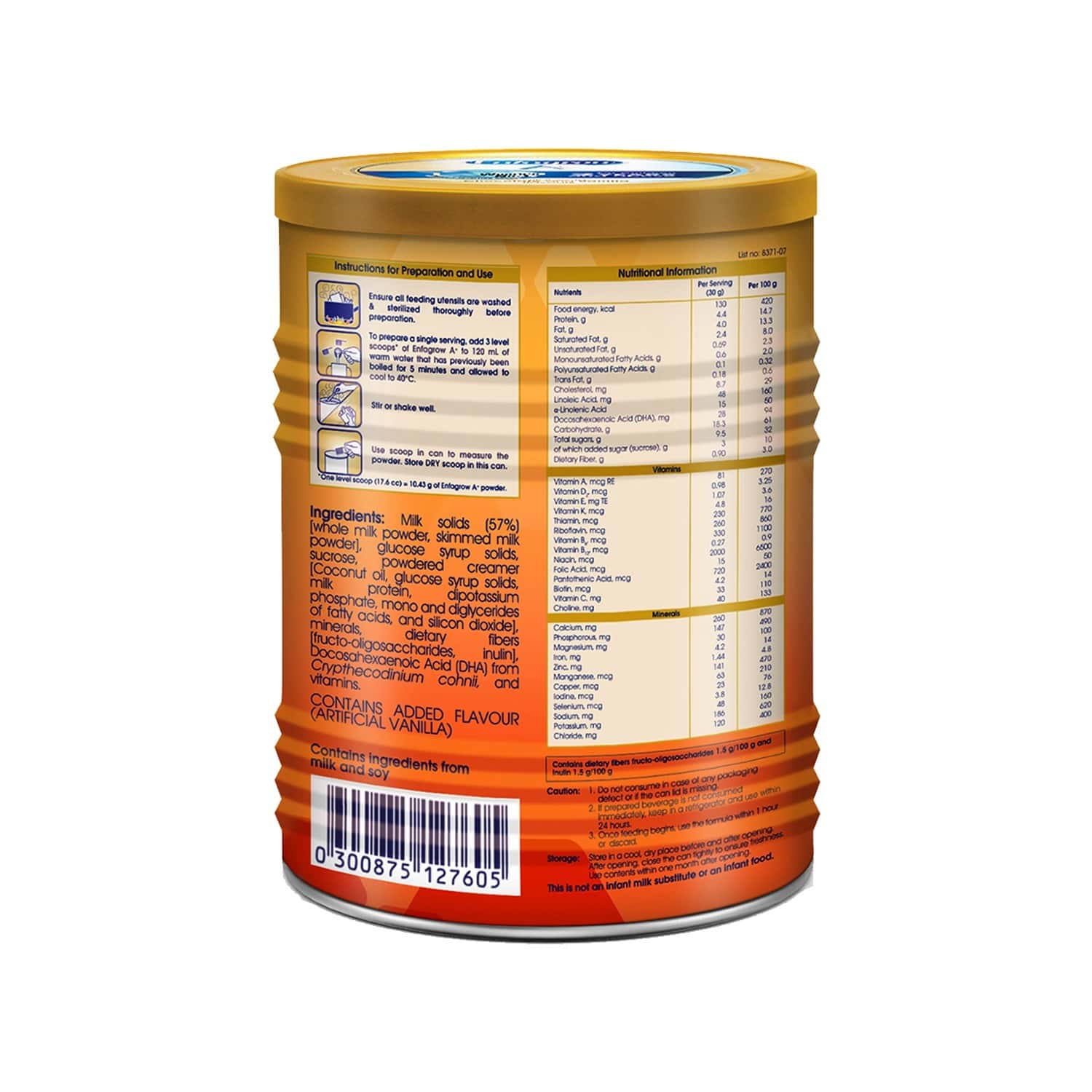 Buy Enfagrow A+ Nutritional Milk Powder Health Drink For Children ( 3 ...