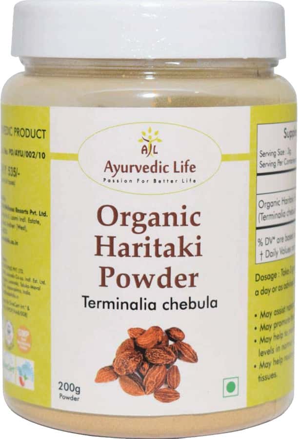 Buy AL-AYURVEDIC LIFE ORGANIC HARITAKI POWDER 200 GMS PACK OF 4 Online ...
