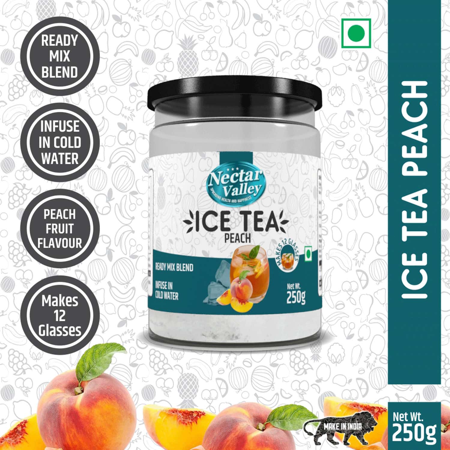 Buy NECTAR VALLEY INSTANT ICE TEA MIX - PEACH | READY MIX BLENDS ...