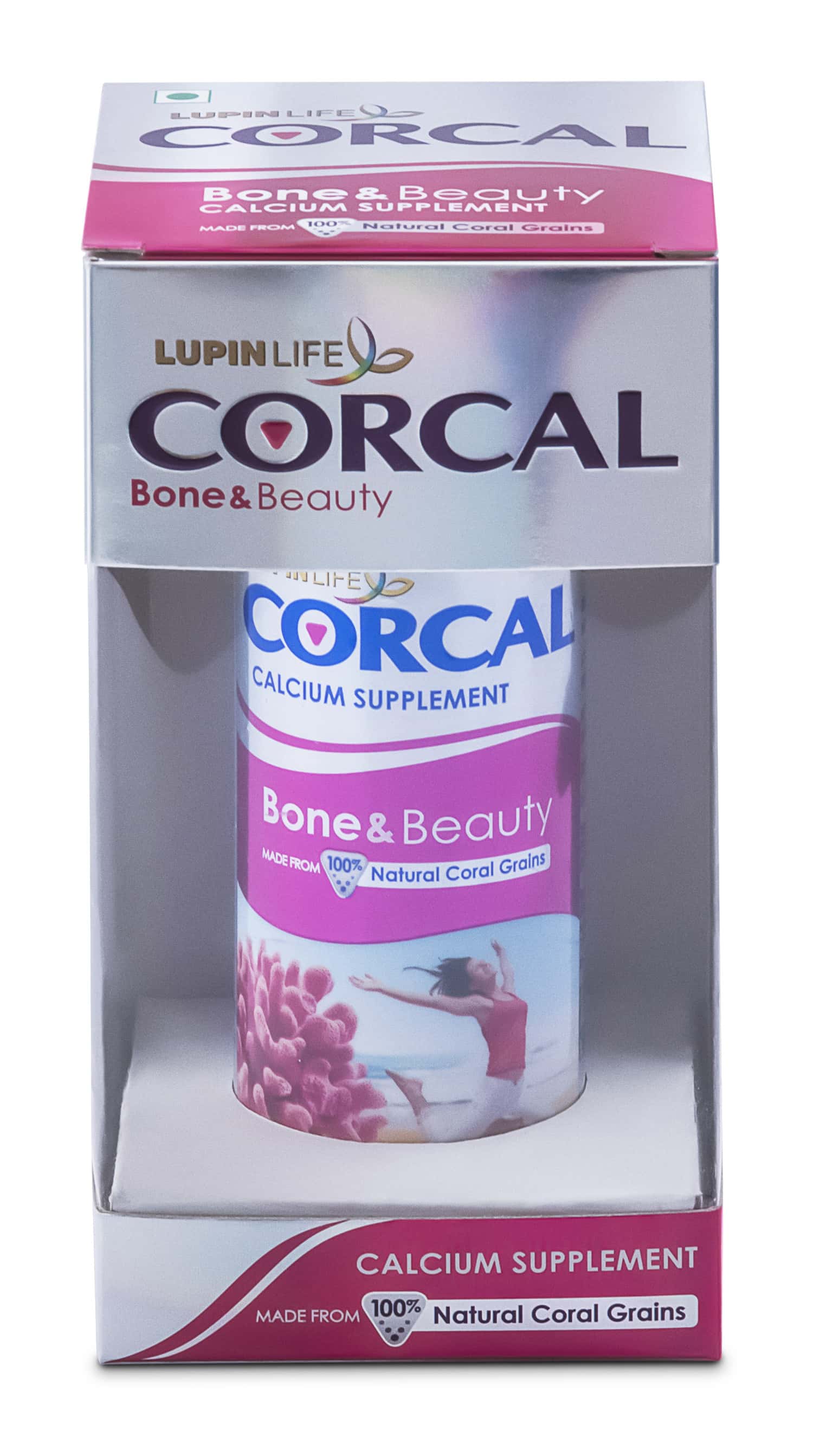 Buy Corcal Bone & Beauty Calcium Supplement Bottle Of 50 Online at Flat ...