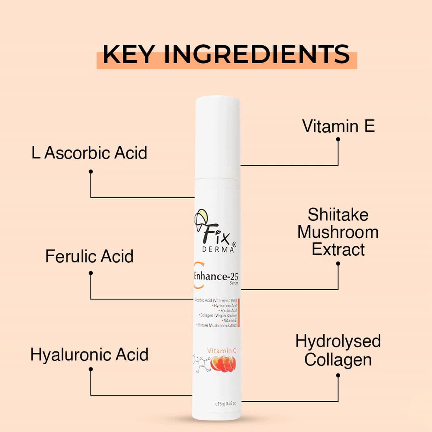 Buy FIXDERMA C-ENHANCE-25 15ML Online & Get Upto 60% OFF at PharmEasy