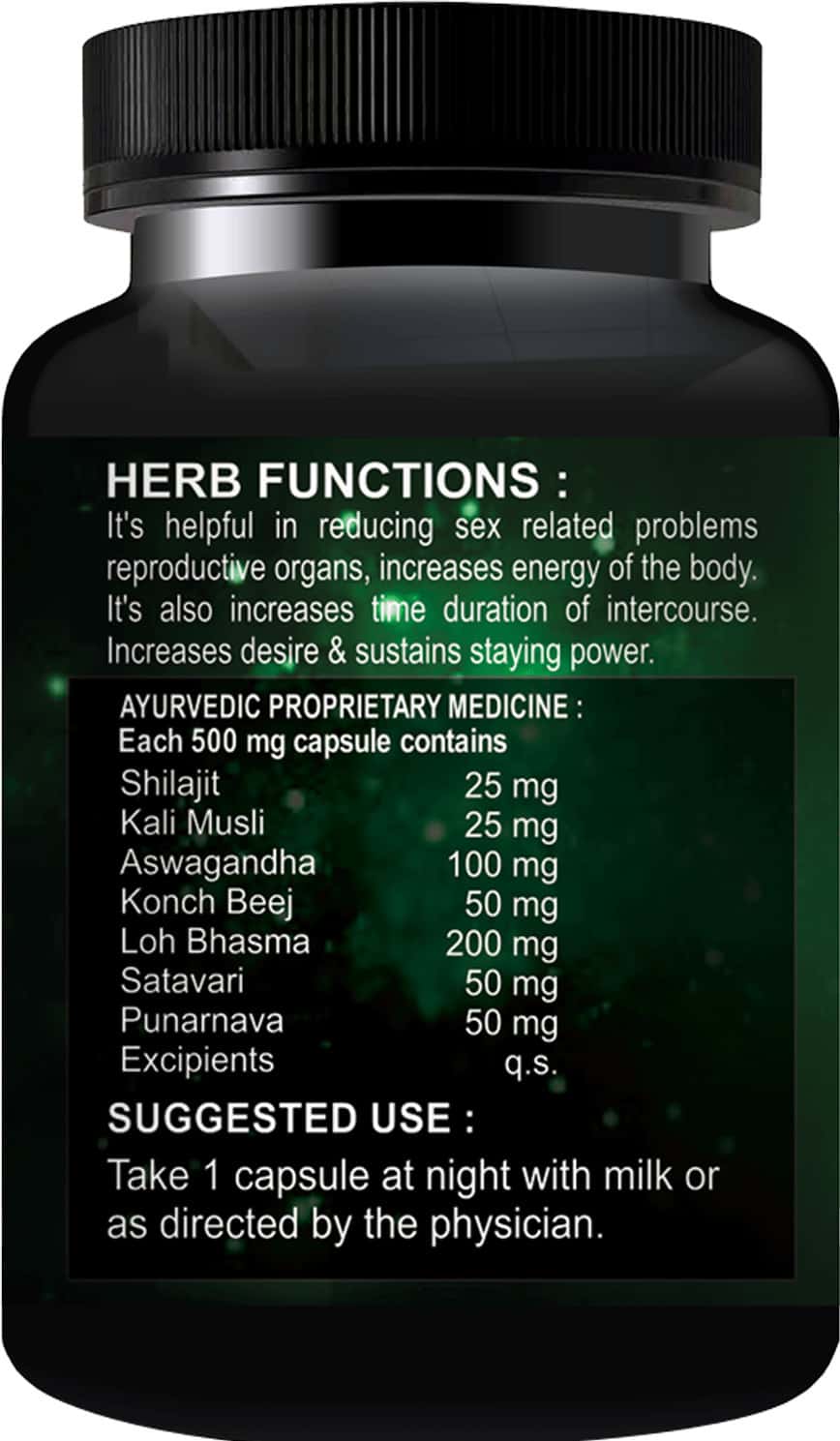 Buy VIRILE SPARK HERBAL CAPSULES FOR INCREASES SIZE, STRONGER & MAKES ...