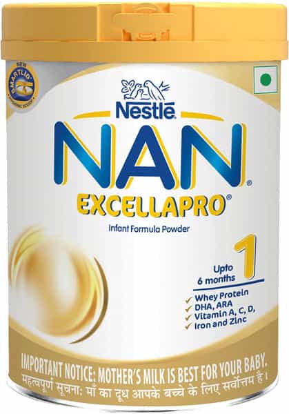Buy NESTLE NAN EXCELLA PRO STAGE 1 INFANT FORMULA - UPTO 6 MONTHS - 400 ...