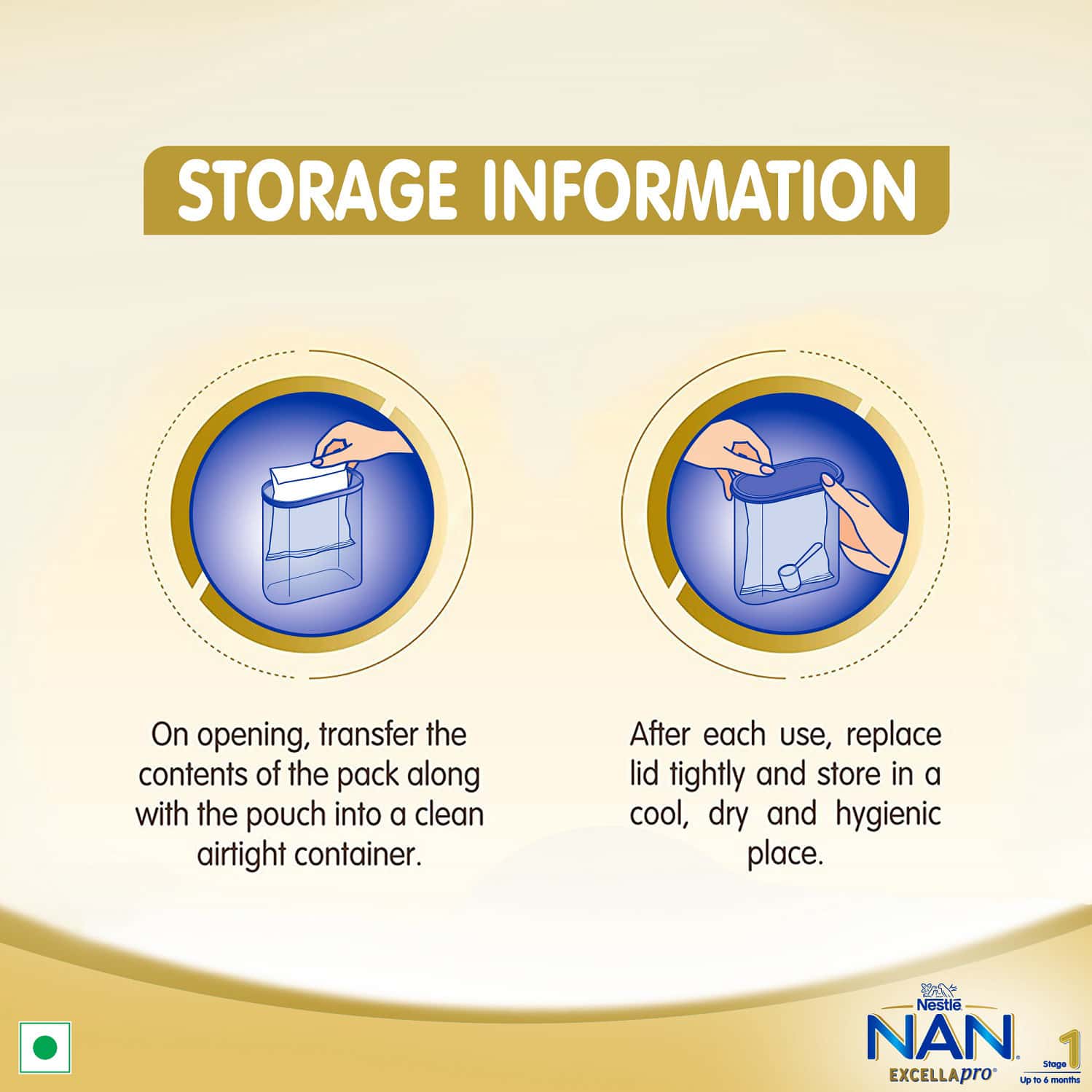 Buy NESTLE NAN EXCELLA PRO STAGE 1 INFANT FORMULA - UPTO 6 MONTHS - 400 ...