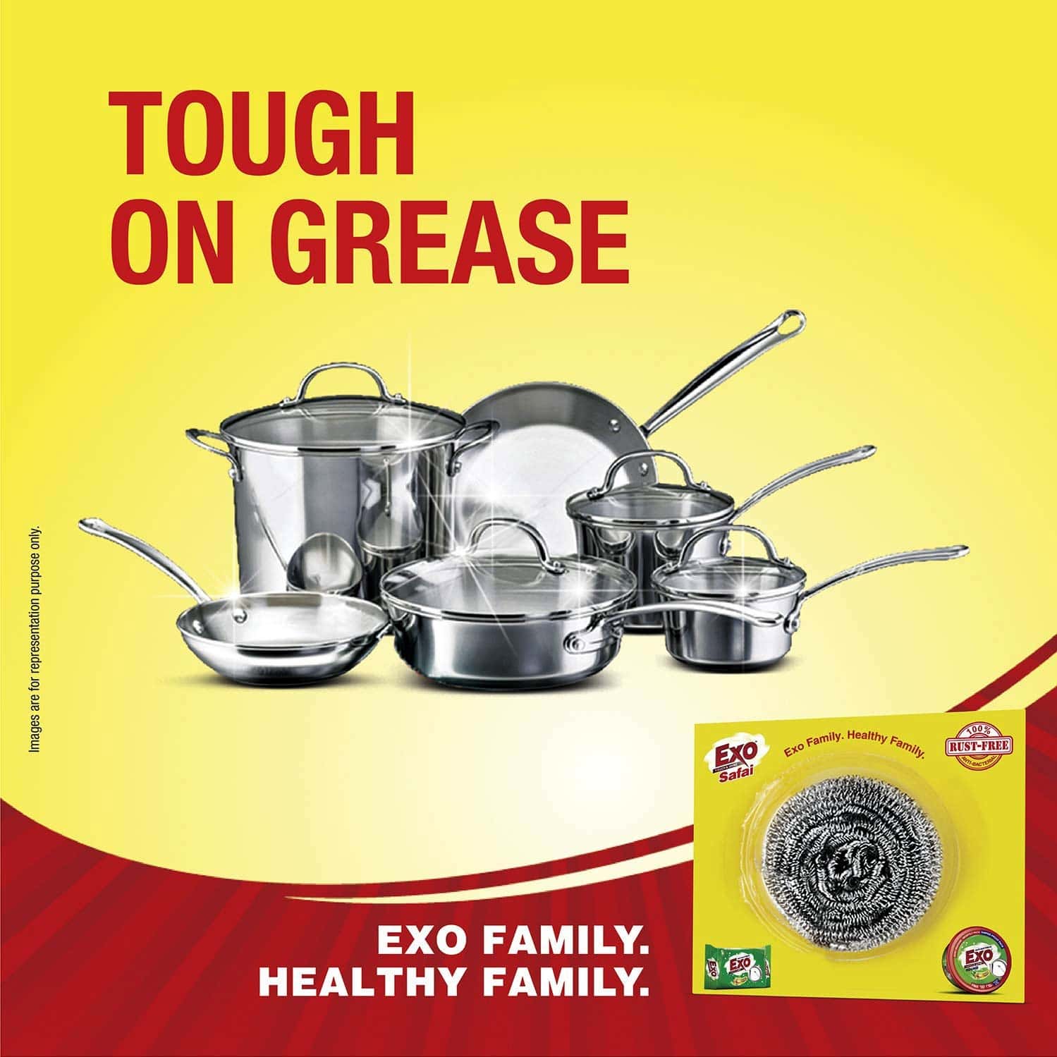 Buy EXO STEEL SCRUBBER (SET OF 3) Online & Get Upto 60% OFF at PharmEasy