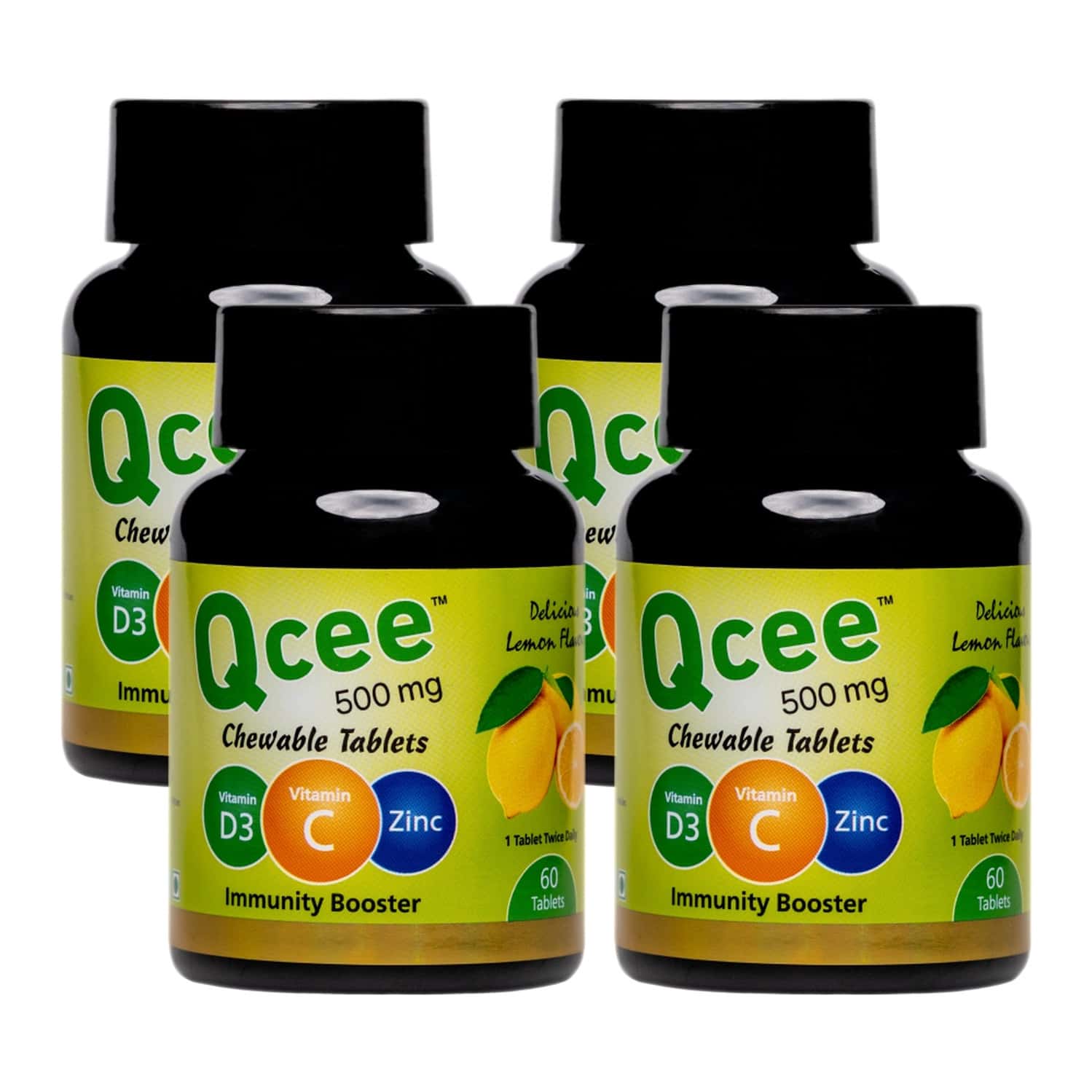 Buy QCEE CHEWABLE TABLETS (LEMON) 60 TABLETS Online & Get Upto 60% OFF ...