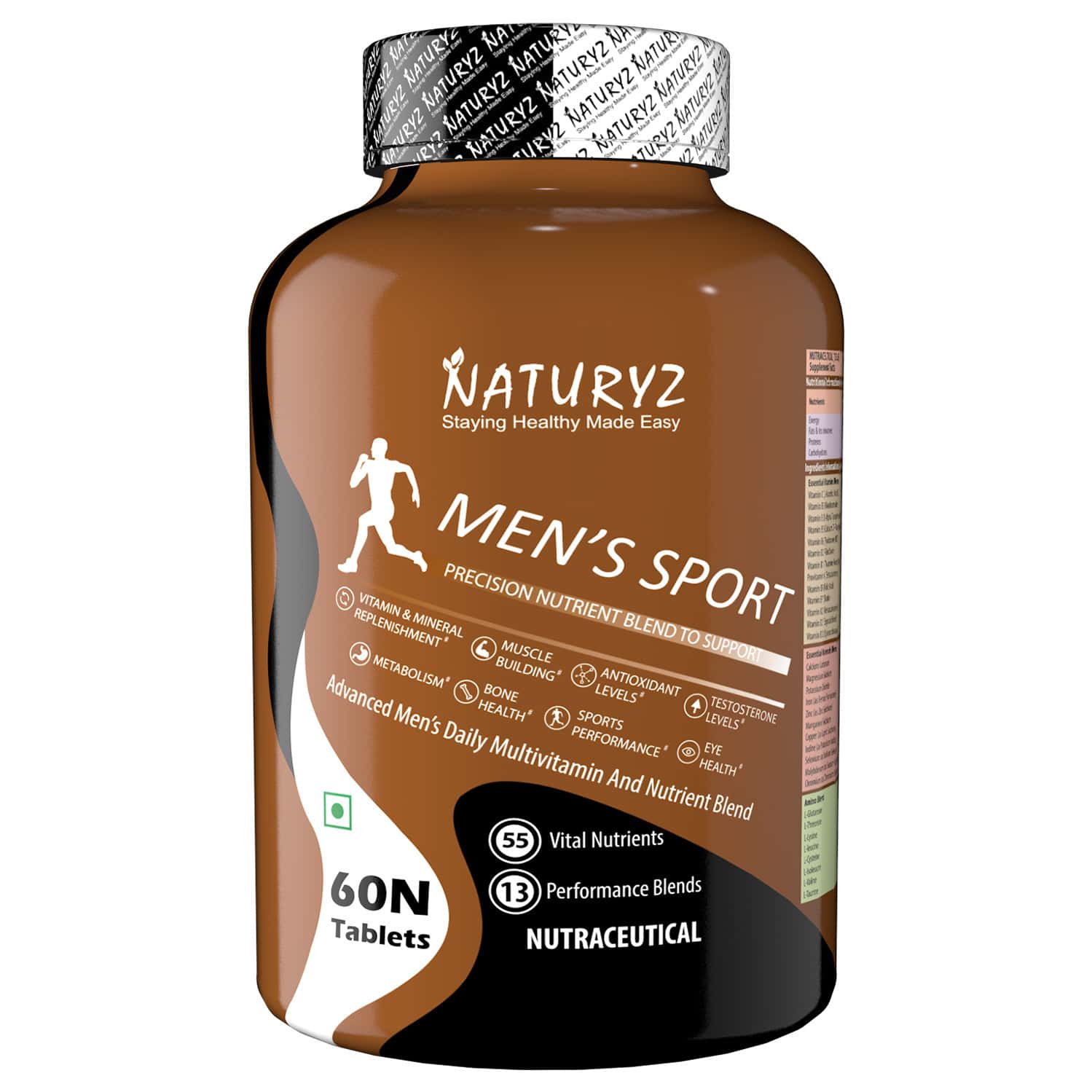 Buy MUSCLEXP MULTIVITAMIN MEN DAILY SPORTS WITH 47 NUTRIENTS (7 HEALTH ...