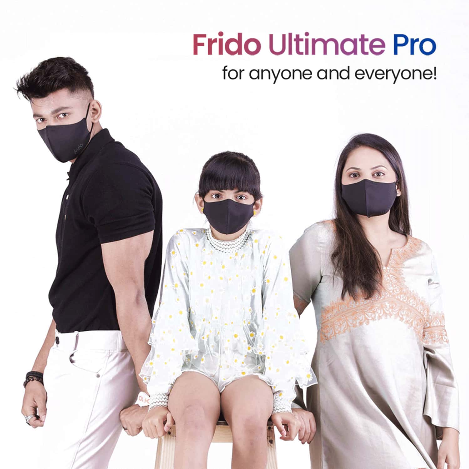 Buy FRIDO ULTIMATE PRO COPPER TREATED MASK|NOSE CLIP|EAR LOOP|WASHABLE ...