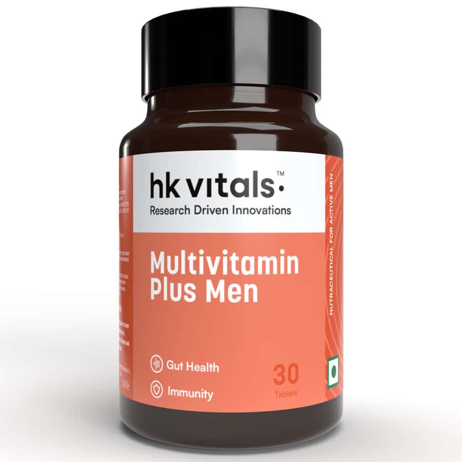 Buy HEALTHKART HK VITALS MULTIVITAMIN PLUS MEN (60 TABLETS) | DAILY ...