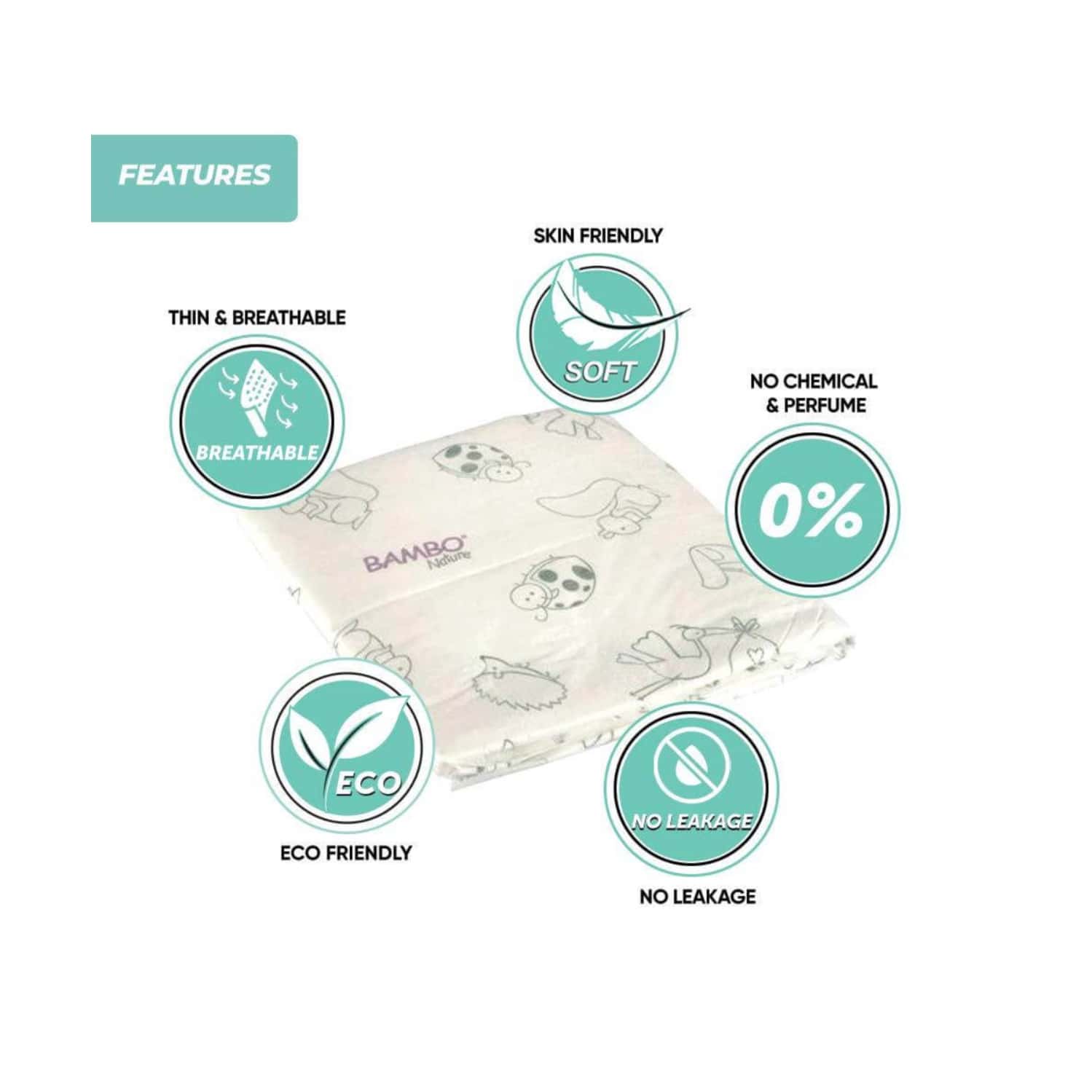 Buy BAMBO NATURE BREATHABLE CHANGING MAT (60 X 60) Online & Get Upto 60 ...