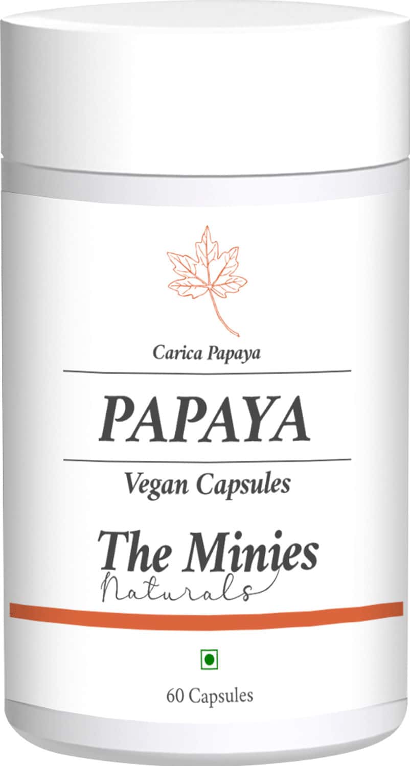 Buy MINIES NATURALS PAPAYA LEAF VEGAN CAPSULES Online & Get Upto 60% ...