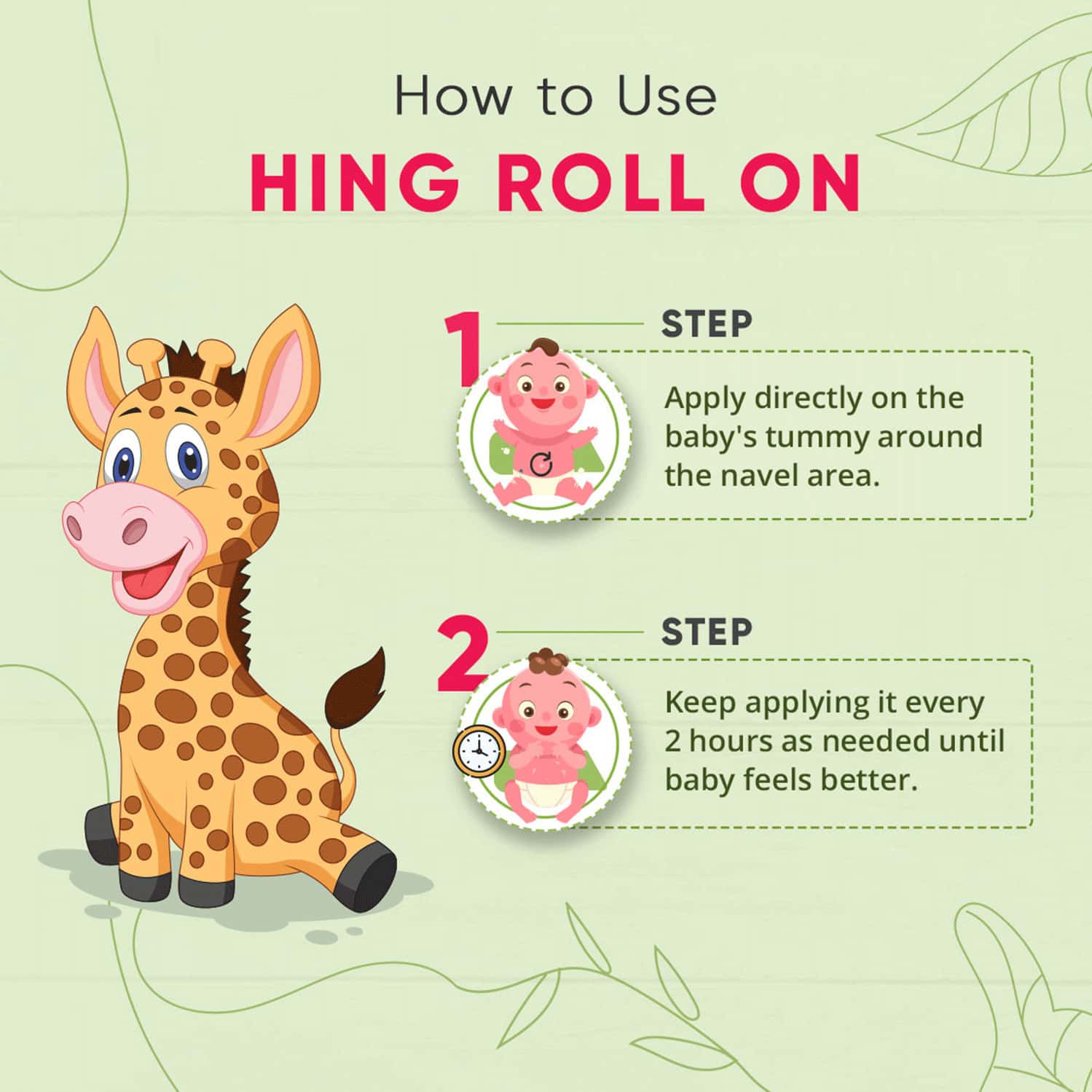 Buy BABYORGANO BEST HING TUMMY ROLL ON FOR BABIES AND KIDS - 40 ML ...