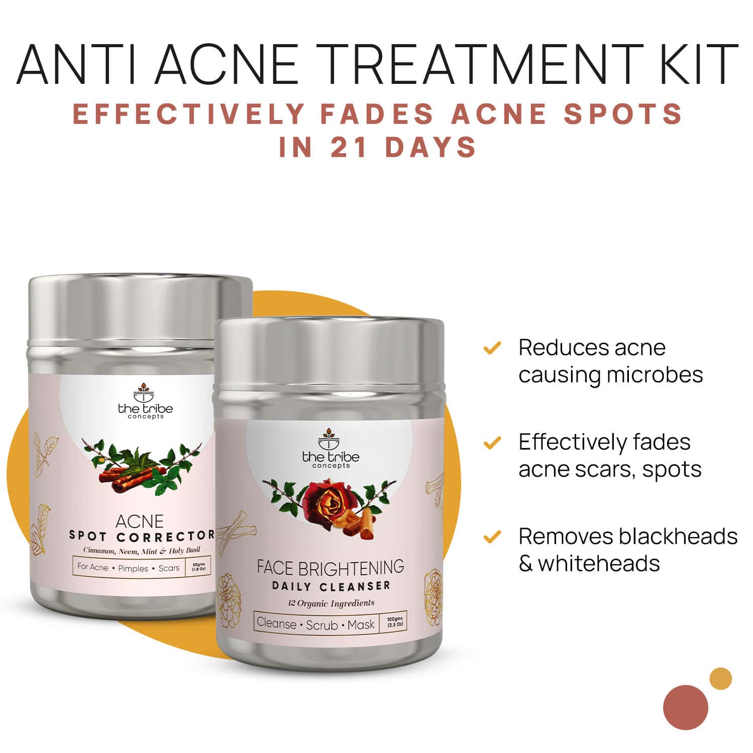 Buy ANTI ACNE TREATMENT KIT -WITH STEEL TIN Online & Get Upto 60% OFF ...