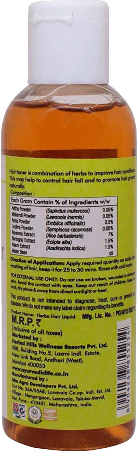 Buy AL-AYURVEDIC LIFE HERBO HAIR TONER - 100ML PACK OF 2 Online & Get ...