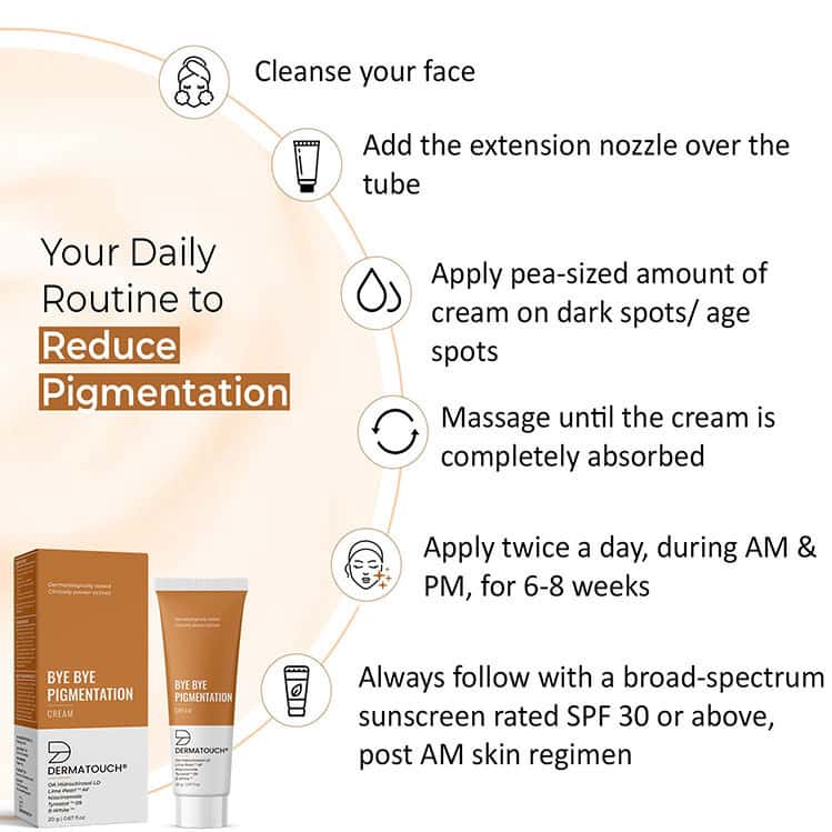 Buy DERMATOUCH BYE BYE PIGMENTATION REMOVAL CREAM |ANTI PIGMENTATION ...