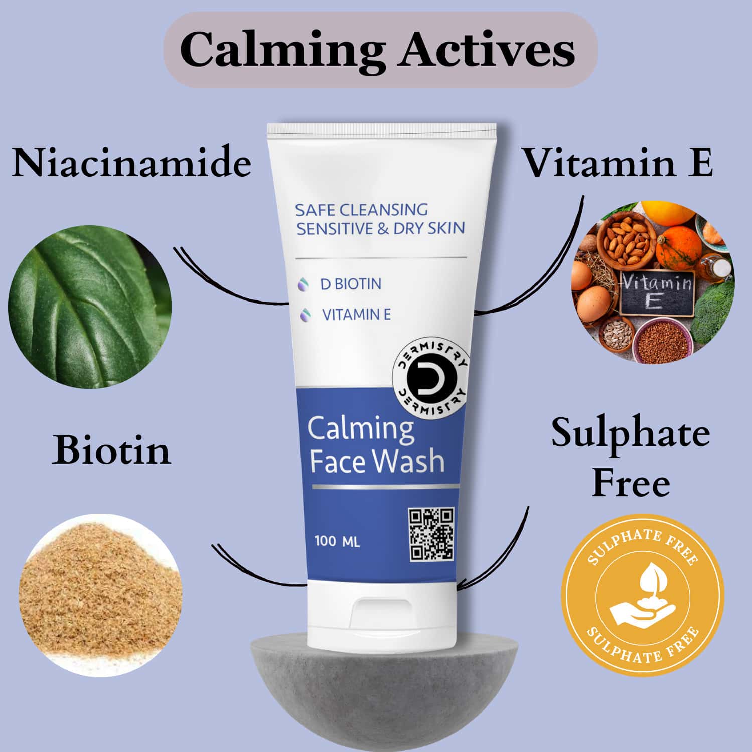 Buy DERMISTRY SENSITIVE & DRY SKIN CALMING MOISTURIZING SLS PARABEN ...