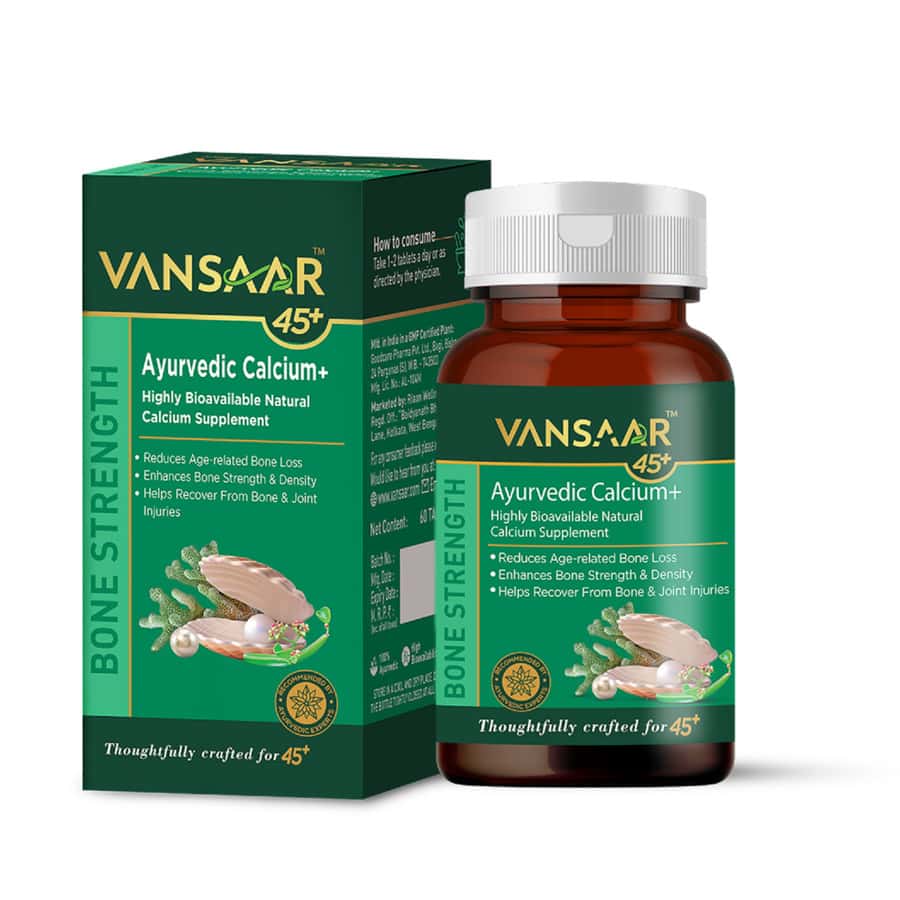 Buy SIDDHAYU (BY BAIDYANATH) CALCIACTIV 30 TABLETS, AYURVEDIC CALCIUM ...