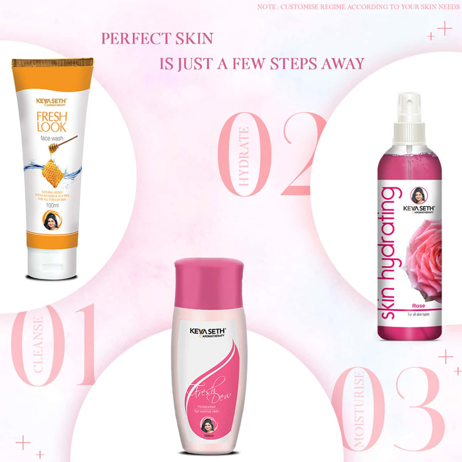 Buy KEYA SETH AROMATHERAPY SKIN HYDRATING ROSE TONER- 200ML Online ...