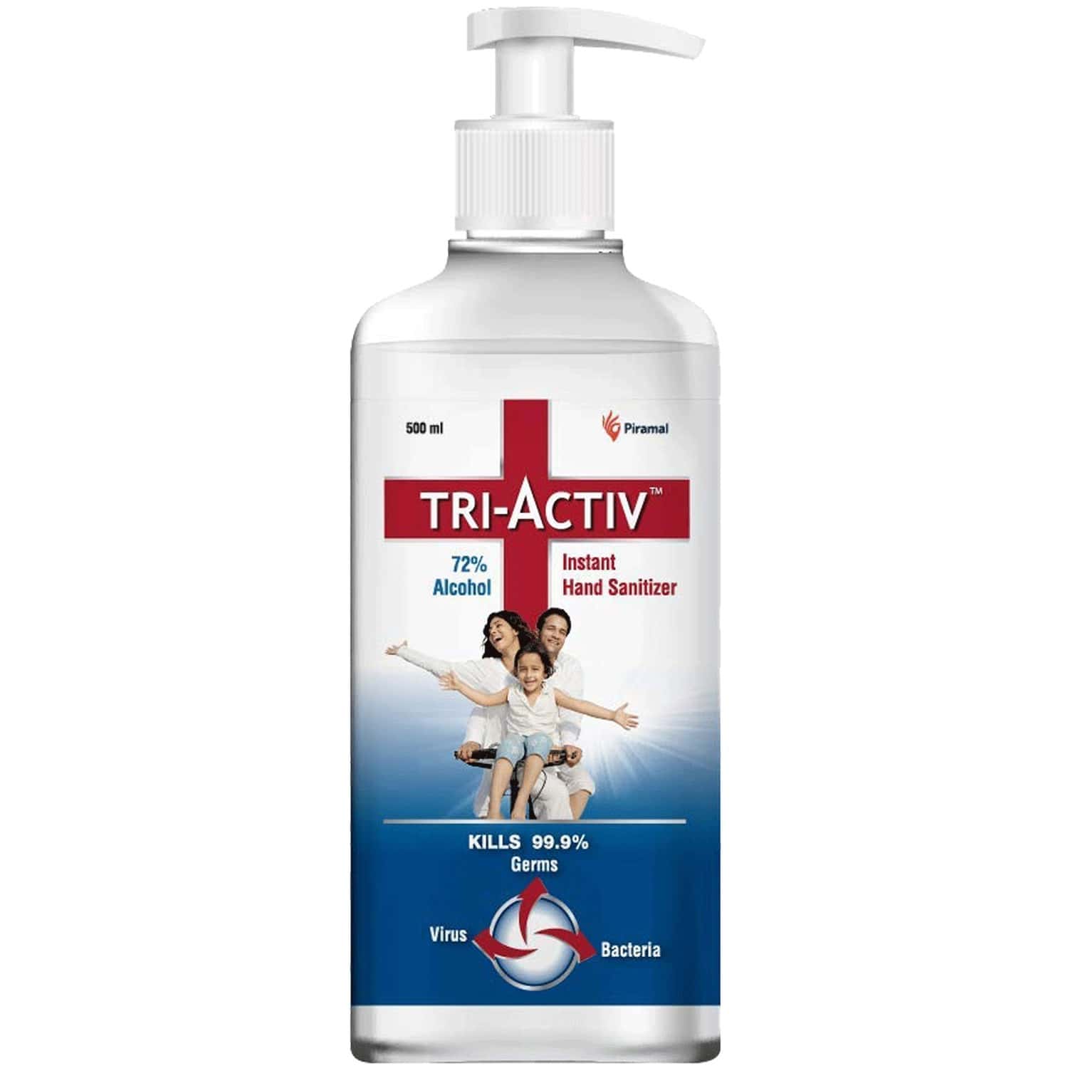 Buy TRI-ACTIV INSTANT HAND SANITIZER (500ML) WITH PUMP Online & Get ...