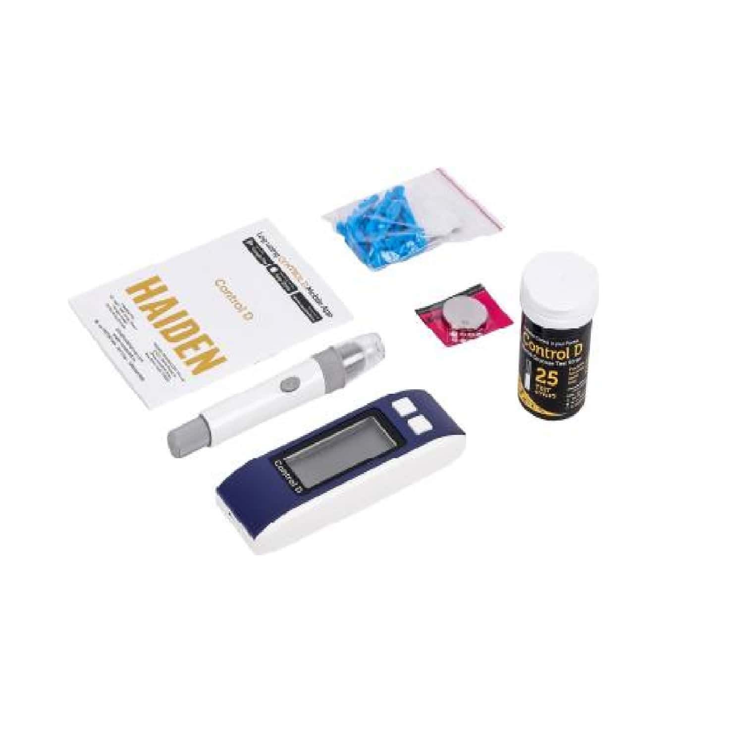 Buy CONTROL D GLUCOMETER KIT - 25 STRIPS Online & Get Upto 60% OFF at ...
