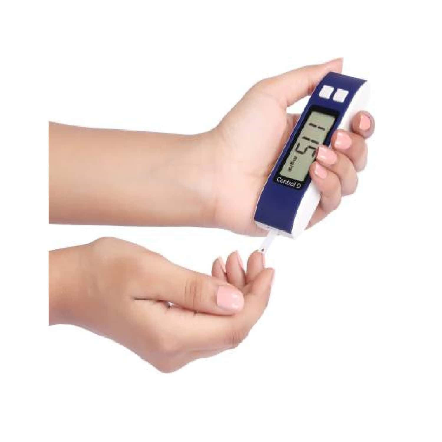 Buy CONTROL D GLUCOMETER KIT - 25 STRIPS Online & Get Upto 60% OFF at ...