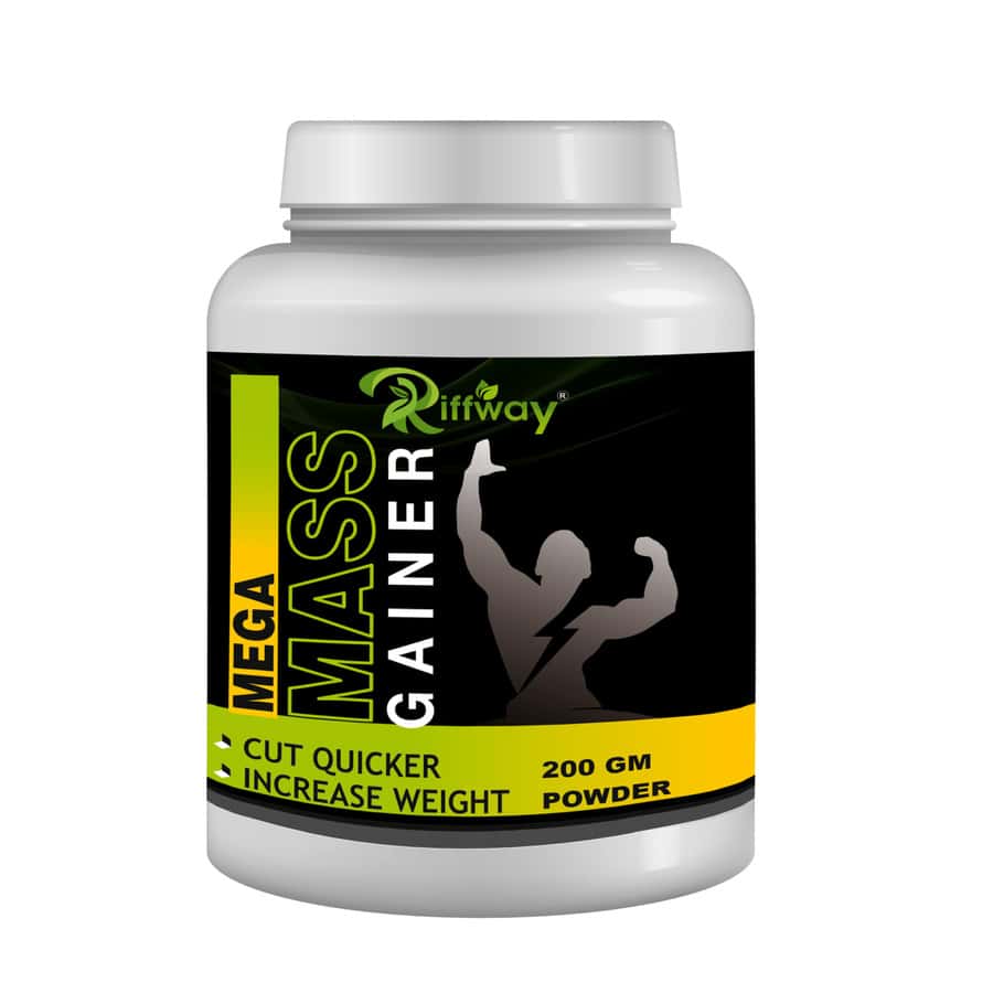 Buy RIFFWAY MEGA MASS GAINER WEIGHT GAIN POWDER | PROMOTE HEALTHY ...
