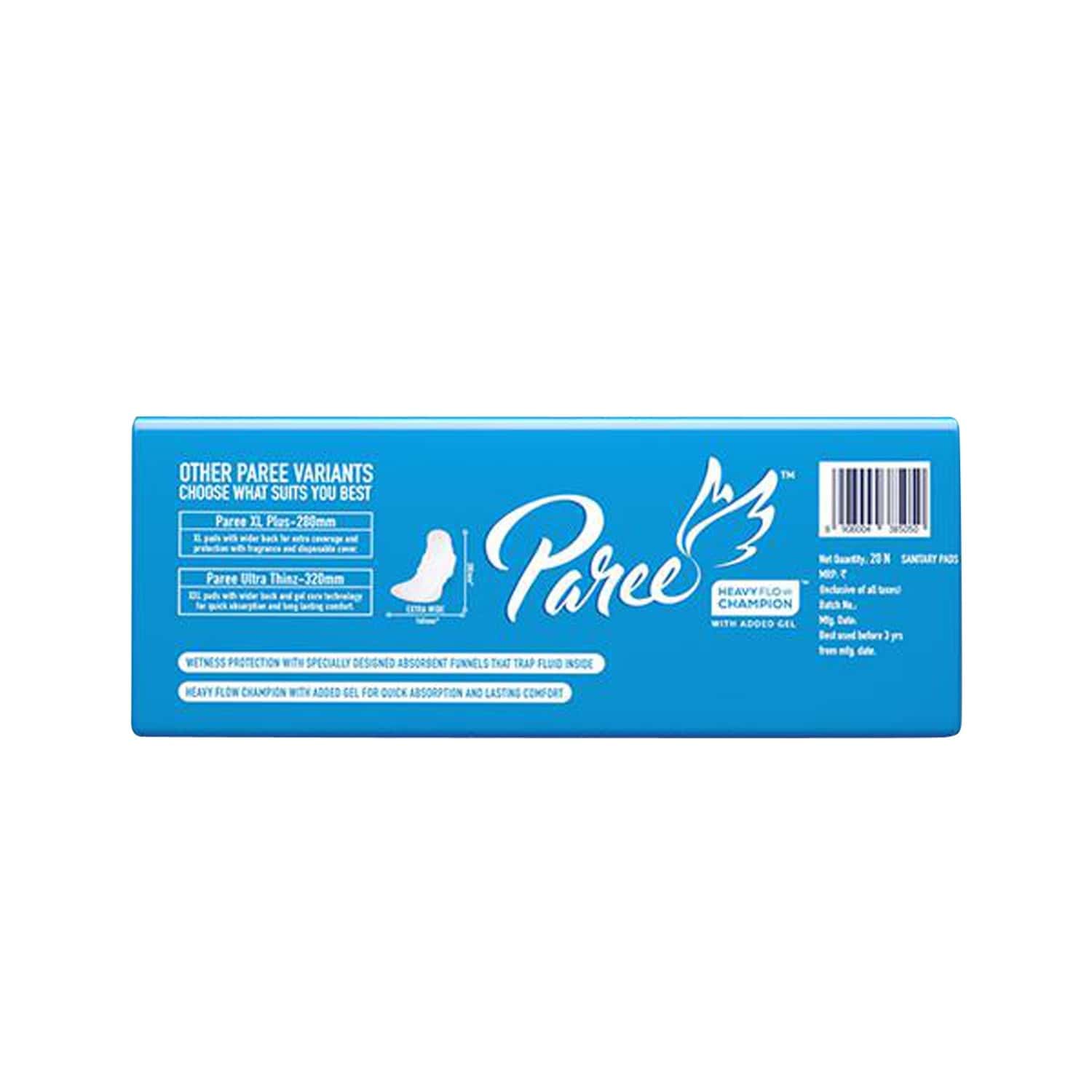 Buy PAREE DRY FEEL XL PADS 20 Online & Get Upto 60% OFF at PharmEasy