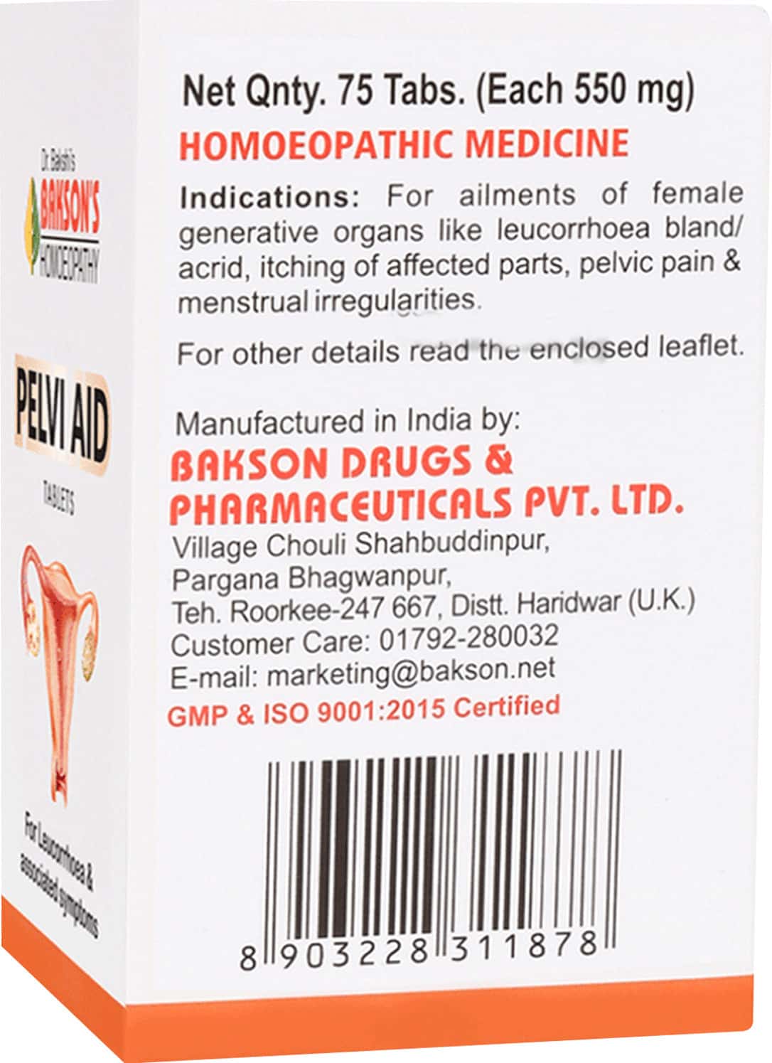 Buy BAKSONS PELVI AID TABLET 75 PACK OF 2 Online & Get Upto 60% OFF at ...